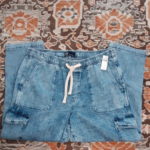 Jeans | Gap Crop Cargo Easy Summer Jean | Poshmark